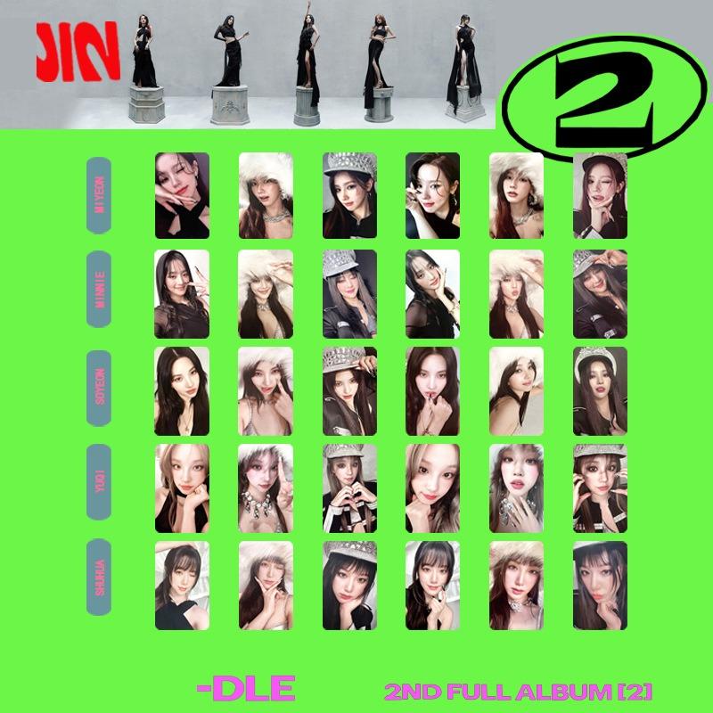 (G)I-dle Album 2 Super Lady Solo PhotoCards Miyeon Yuqi Shuhua Soyeon ...