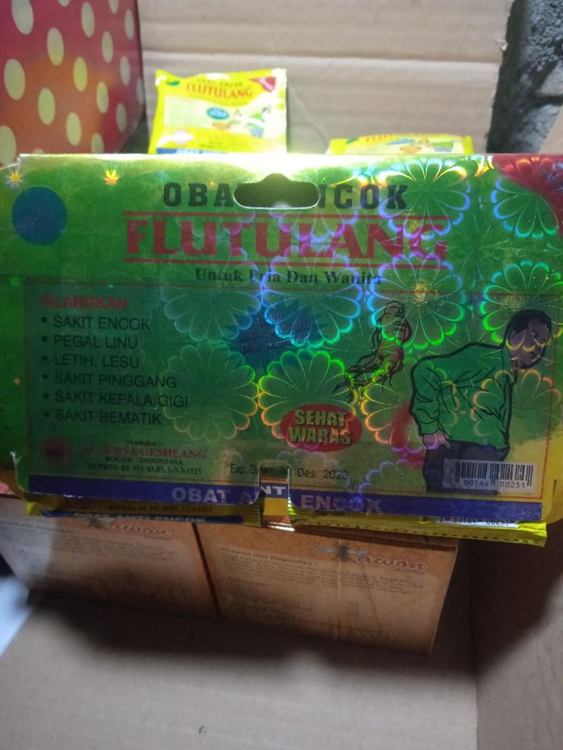 FLUTULANG KAPSUL ASAM URAT REMATIK ENCOK PEGAL LINU SAKIT PINGGANG ...