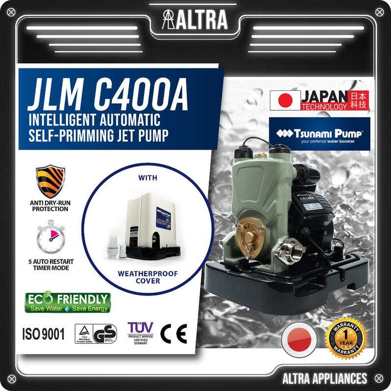 Tsunami Water Pump JLM-C400A Intelligent Automatic Self Priming ...
