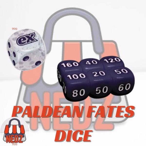 PTCG PALDEAN FATES DAMAGE COUNTER DICE Game - TikTok Shop Malaysia