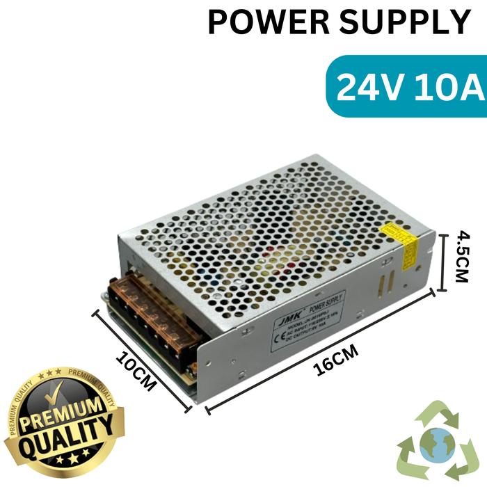 Jual POWER SUPPLY 24V 10A / PSU 24V 10A SMPS TRAFO SWITCHING POWER ...
