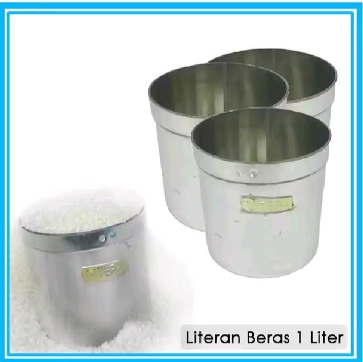 TAKARAN LITERAN BERAS KAPASITAS 1 LITER GELAS TAKAR / GELAS UKUR - Shop ...