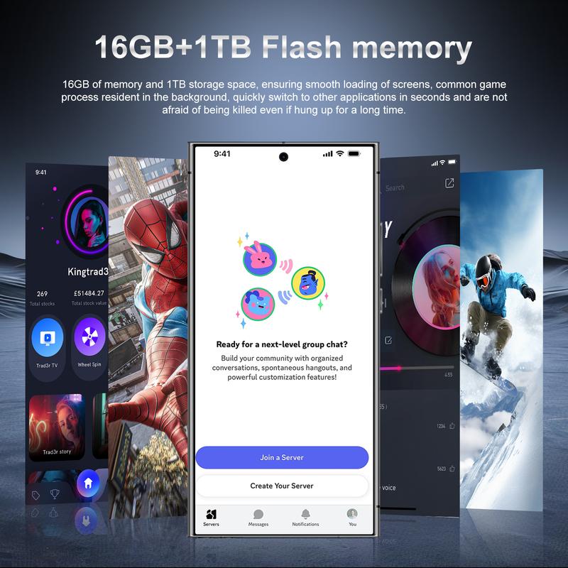 Sansng Galaxy S26 Ultra 2025 HP Gaming 7.5 Inch Layar 8000mAh Baterai ...