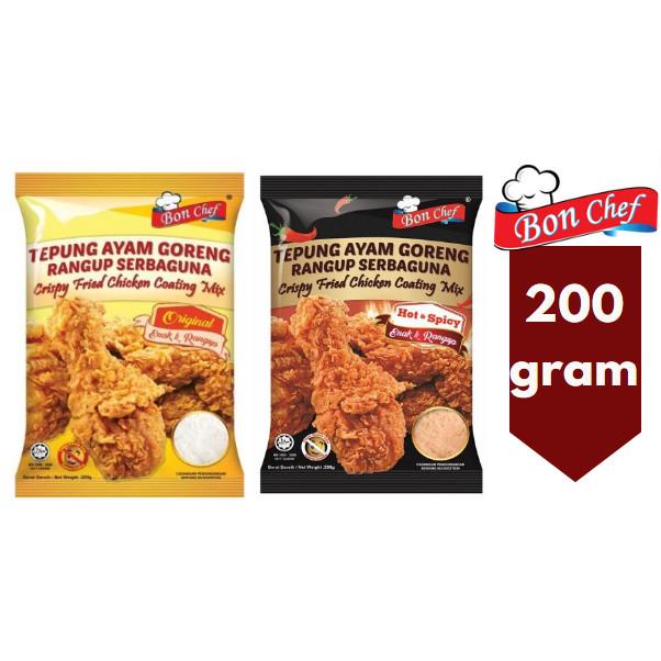 200gm BON CHEF Tepung Ayam Goreng Segera Perisa Original da - TikTok ...