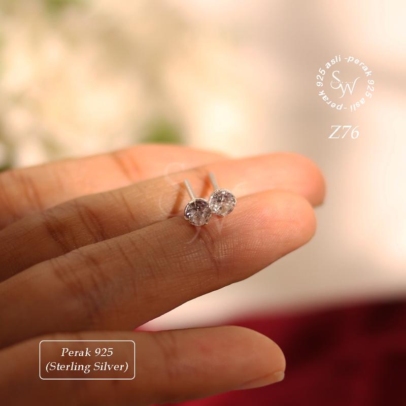 Anting Anak Silver Wish Silver Model Y2k Perhiasan Asli Perak 925 Z76 ...