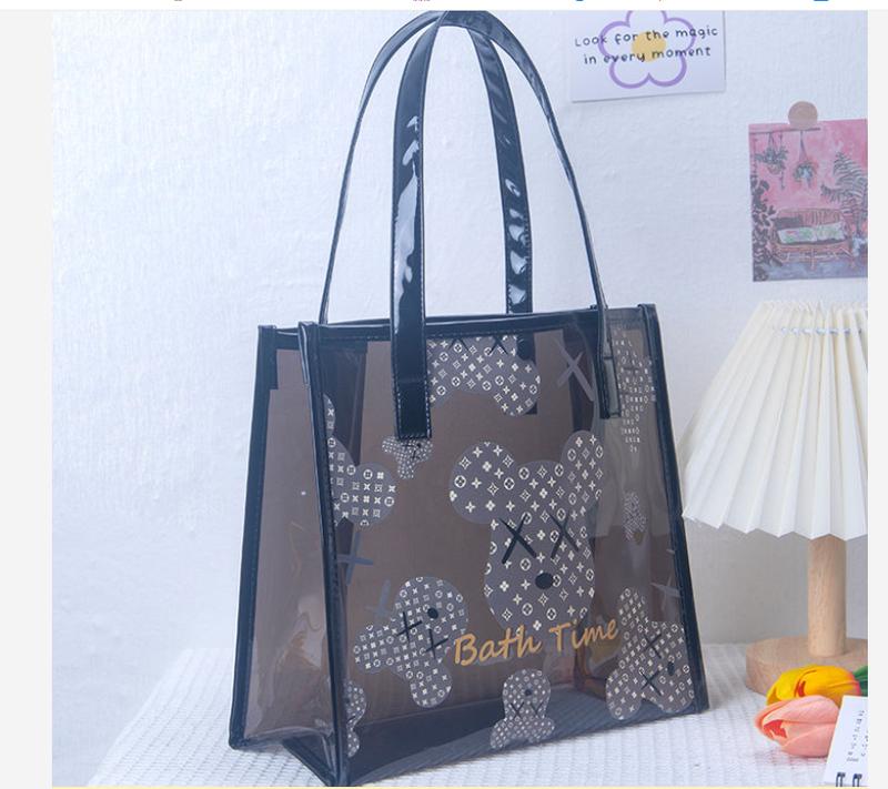 Beg Tangan PVC Lutsinar, dengan Percetakan Kalis Air, Beg Solek ...