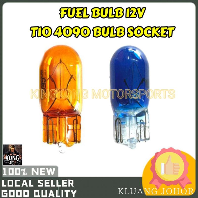 HIGH QUALITY FUEL 12V T10 4090 BULB SOCKET BLUE YELLOW MENTO - TikTok ...