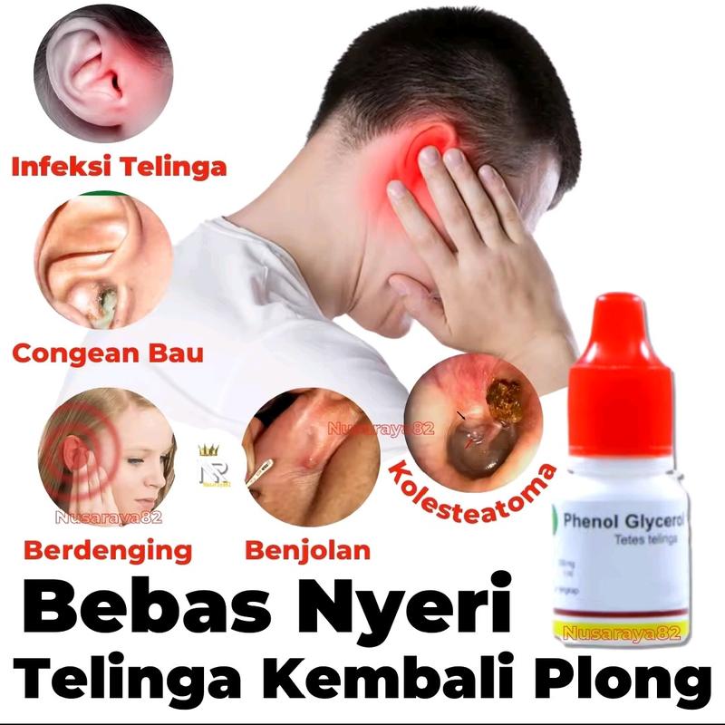 Phenol Glycherol Obat Tetes telinga berair/berdarah/berdengung/kurang ...
