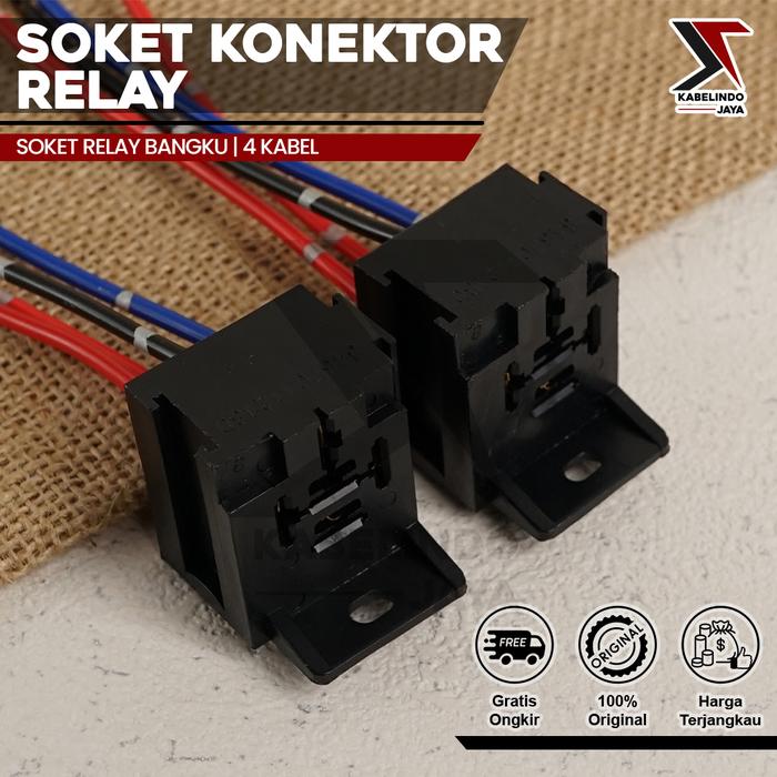 Jual Soket Relay Bangku / Rumah / Socket Relay Gandeng + Kabel ...