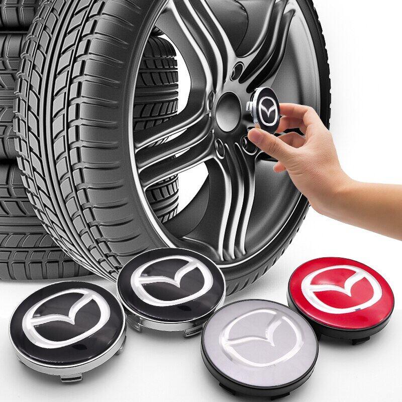 4Pcs/Set 60MM Car Rim Stickers Car Wheel Center Hub Caps Wheel - TikTok ...