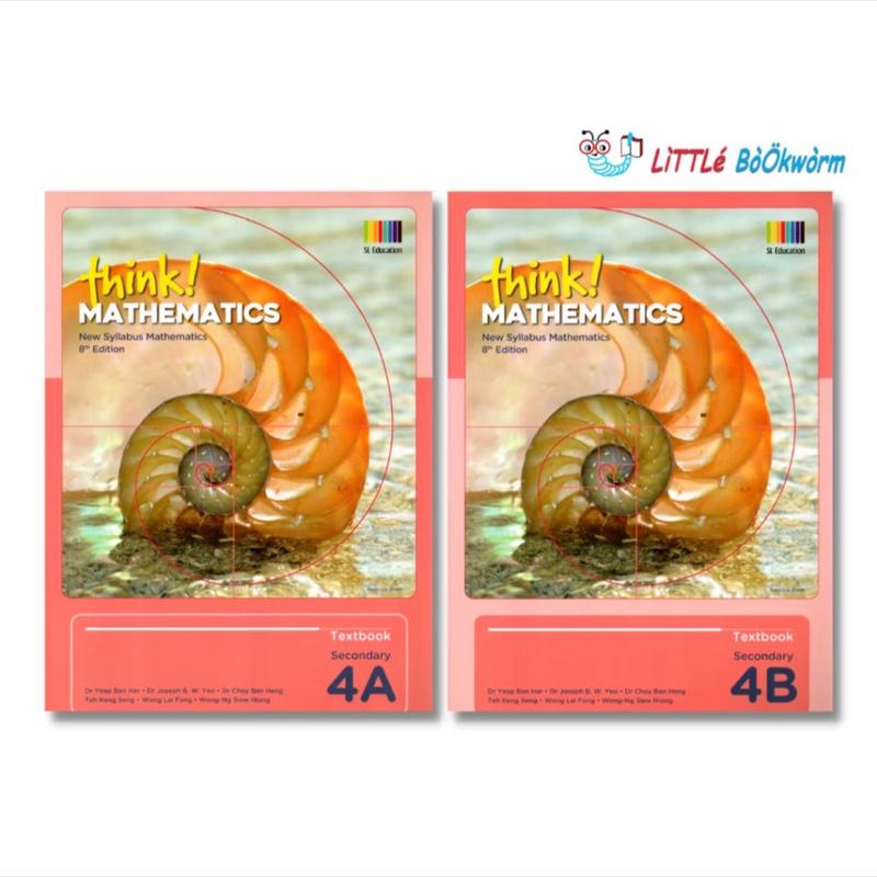 Think! - Mathematics Textbook For Secondary 4A & 4B - TikTok Shop Singapore