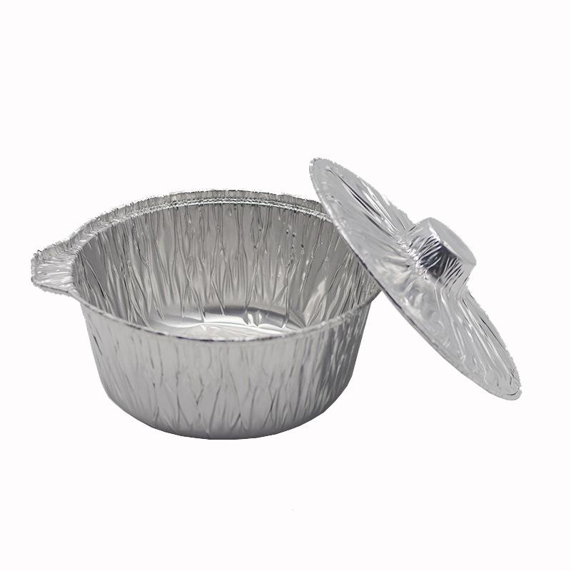 Aluminum Foil POT With Lid COVER Container Barbecue Baking Takeaway ...