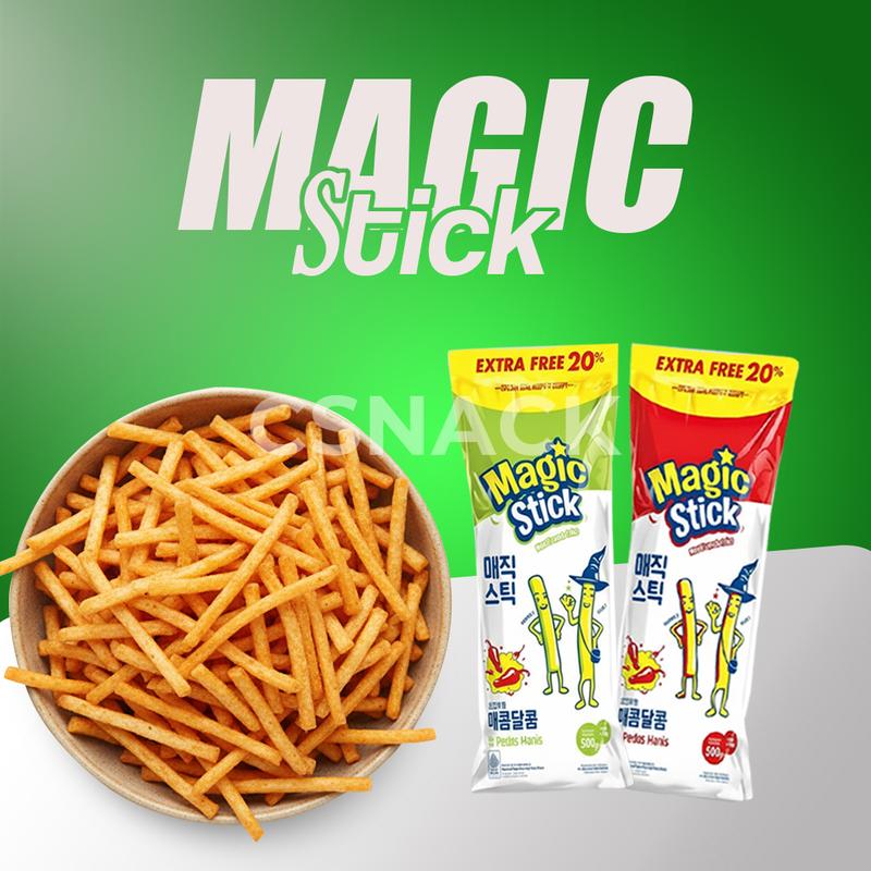NEW!! KIKOYA MAGIC STICK 500+100g EXTRAFREE 20% Total 600gram snack ...