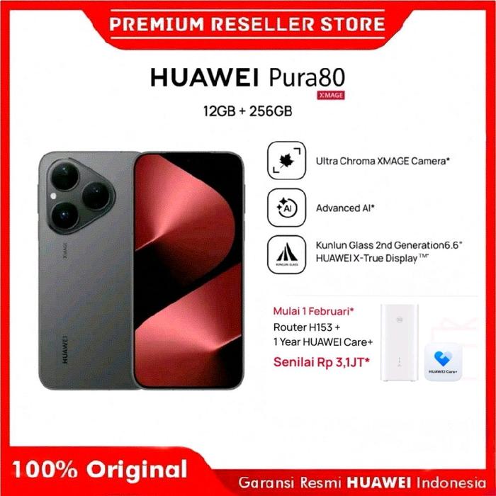 Promo HUAWEI Pura 80 | True-to-Life XMAGE Camera | Kunlun Glass | 66W ...
