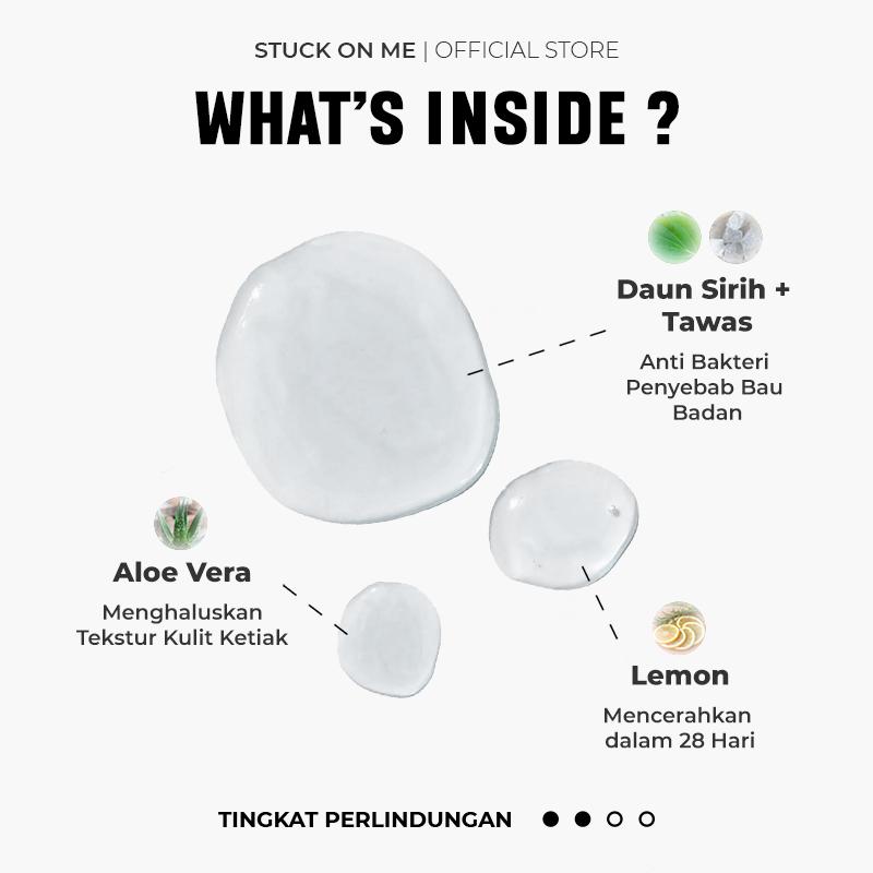 Stuck On Me - Natural Serum Deodorant Pure Fresh 50ml - Mengontrol Bau ...