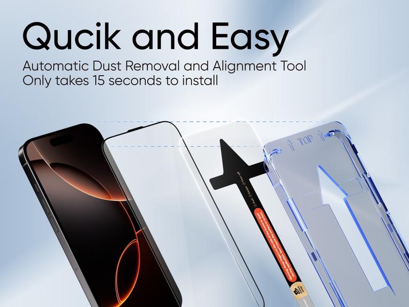 MAGIC JOHN Screen Protector 2 Pack for iPhone, Samsung, and Google ...