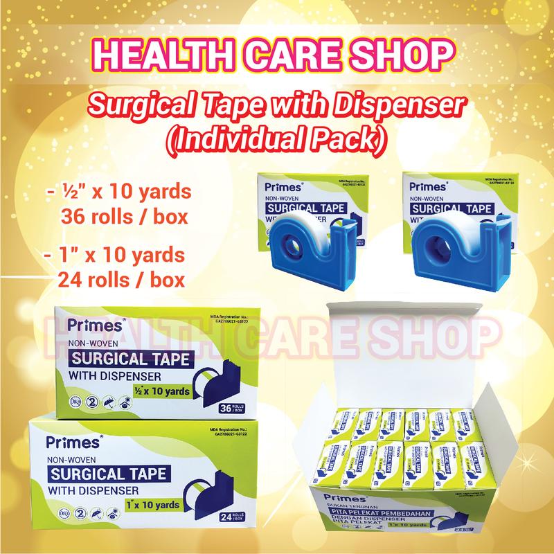 Primes Non-Woven Surgical Tape With Dispenser - INDIVIDUALLY - TikTok ...