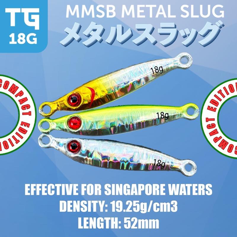 [SG] MMSB Mini Slug 18g Tungsten Jig (COMPACT) saltiga - TikTok Shop ...