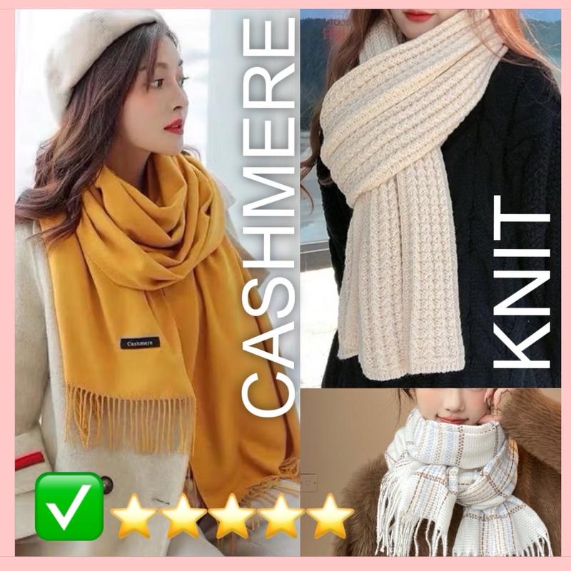 scaft Scarft for winter unisex selendang scarves shawl Kain leher ...