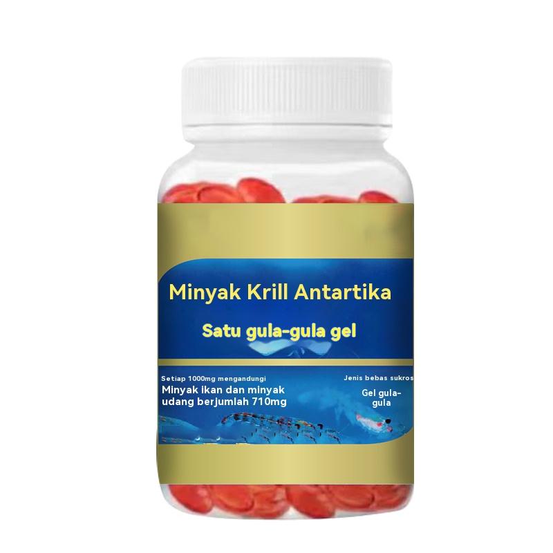 Minyak Krill Antartika, botol 42g. Ulasan yang sangat baik, kesan ...