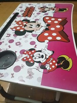 Meja belajar anak ukuran 60x40cm Motif Minnie Mouse Dapat dilipat ...
