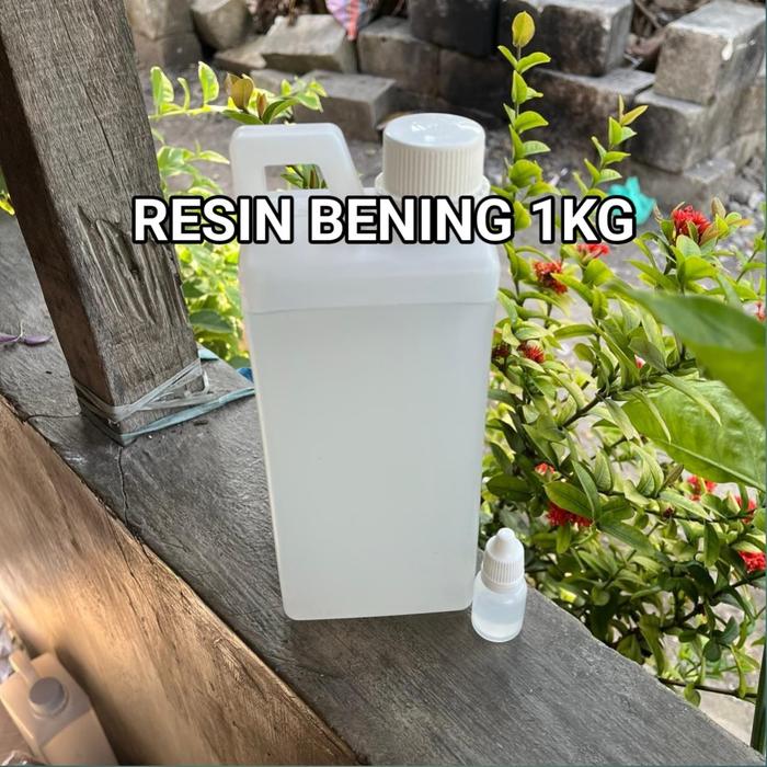 Promo Resin Bening 1KG + Katalis untuk Kerajinan Tangan dan Carbon ...