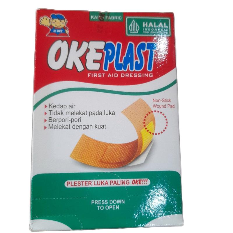 Plester luka Ok plast 1 box isi 100 lembar - Shop | Tokopedia