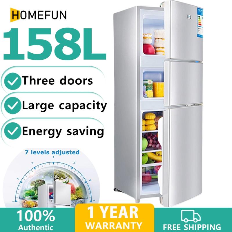 HOMEFUN Refrigerator Inverter With Freezer 158L For Room Frost - TikTok ...