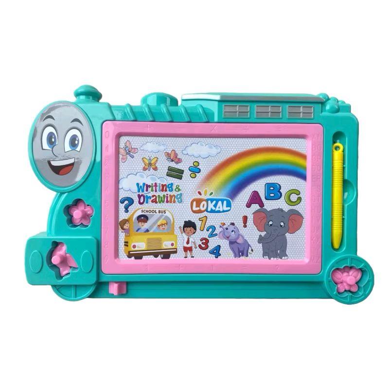 mainan edukasi papan tulis magnet/magic drawing board - Shop | Tokopedia