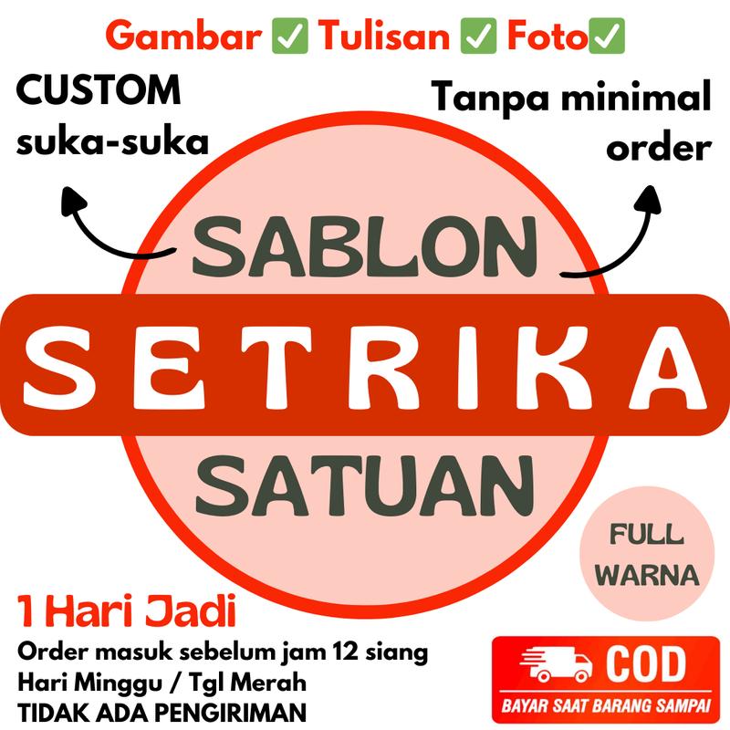 Stiker DTF / Sablon Setrika / Stiker Sablon / Custom Stiker - Shop ...