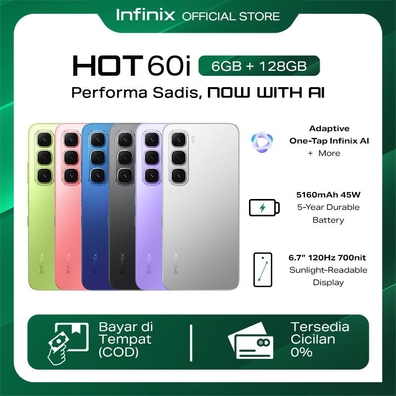 Infinix Hot 60i 6/128GB - Up to 12GB Extended RAM - Helio G8 - Shop ...