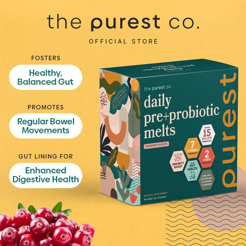 Purest Co Daily Pre+Probiotic Melts (Gut Health) - TikTok Shop Malaysia