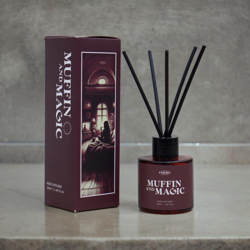 Fermo Muffin Magic Reed Diffuser 50ml - Pewangi Ruangan dan Pengharum - Shop | Tokopedia