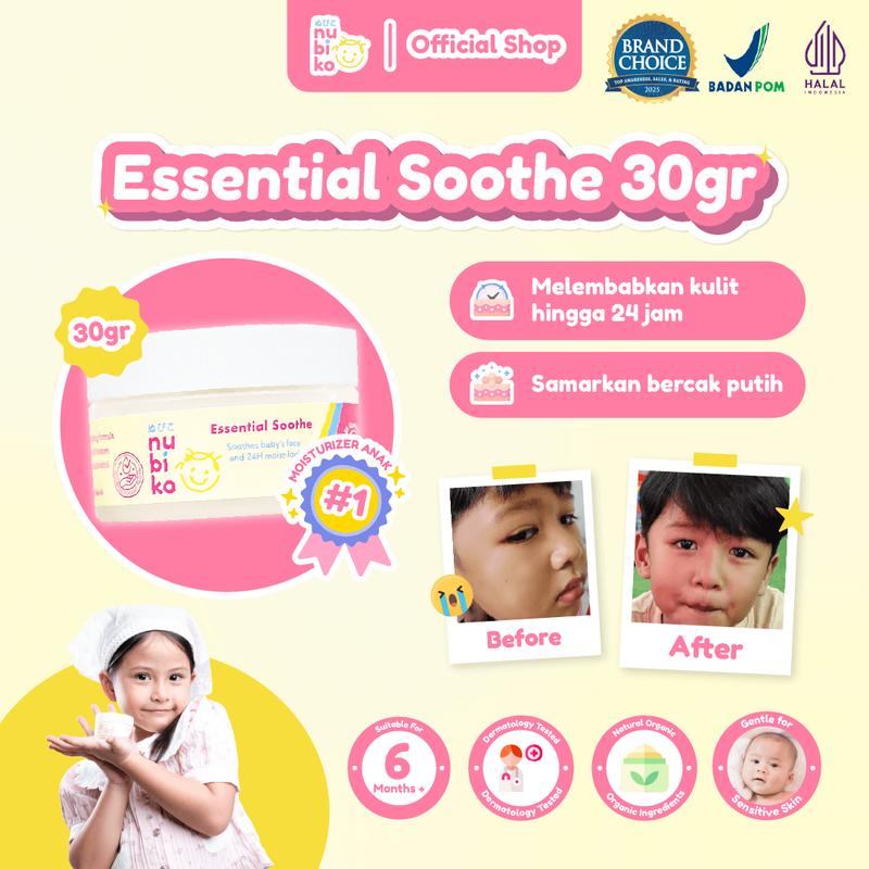 Nubiko Essential Soothe Moisturizer 30gr edition for moms & Babies Face ...