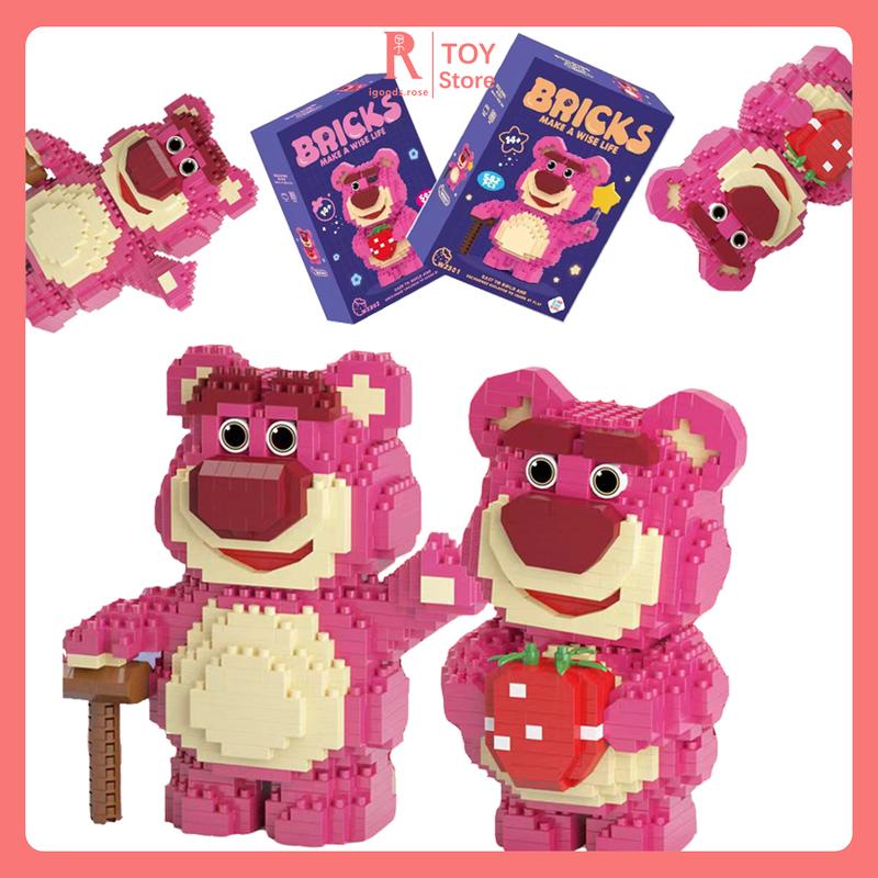 igoods.rose Partikel Kecil Rakitan Blok Bangunan Hadiah Ulan - Shop ...