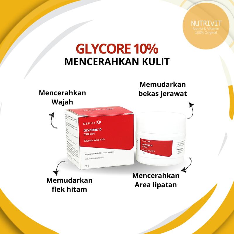 Derma XP Glycore 10% Krim 10gr - Krim Pelembap, mencerahkan dan - Shop ...