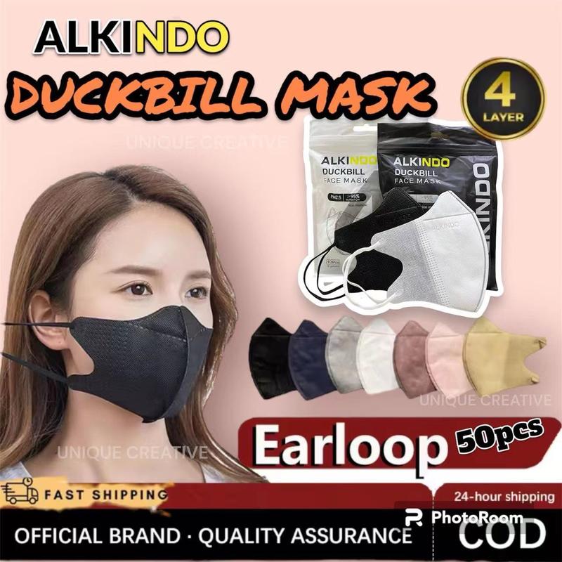 50pcs Earloop Duckbill Mask Earloop Adult Face Mask 3D Duckbil - TikTok ...