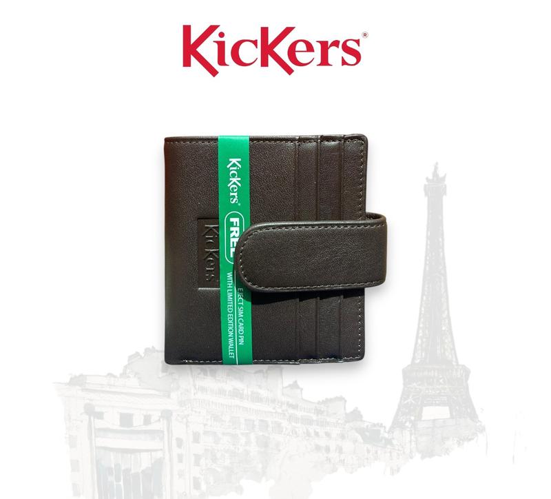 KICKERS LEATHER CARD HOLDER + PURSE ( KIC 87117 ) DB/LB - TikTok Shop ...
