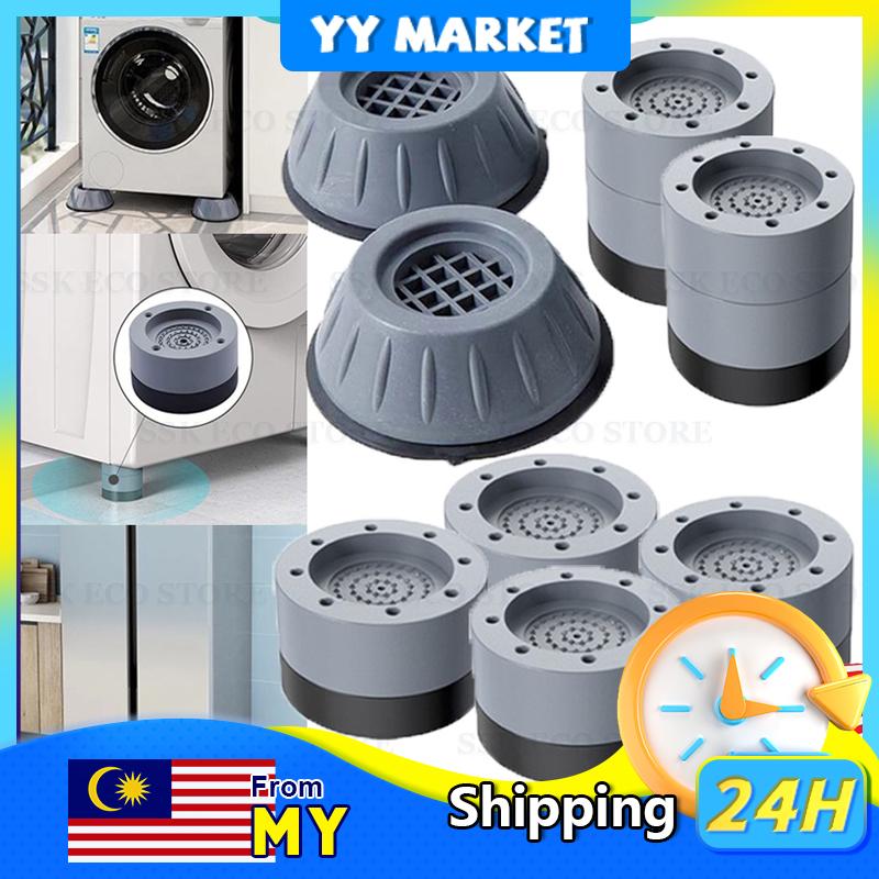 4Pcs Anti Slip Washing Machine Feet Mats waterproof raised Stand ...