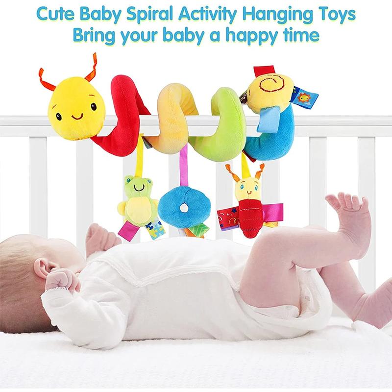 Baby Crib Hanging Rattles Toys - Infant Baby Worm Crib Bed Around ...