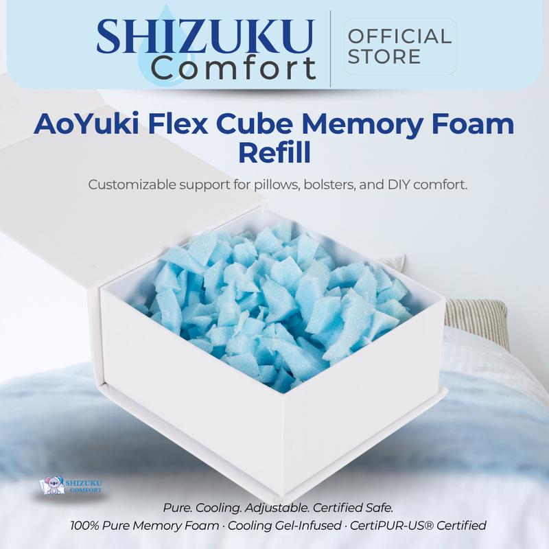 AoYuki Flex Cube Memory Foam | 100% Pure | Customizable Loft - TikTok ...