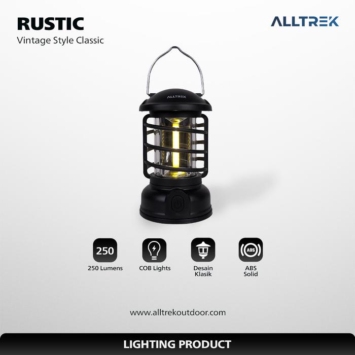 Promo ALLTREK Lampu Tenda Camping RUSTIC Lentera Outdoor Vintage Style ...