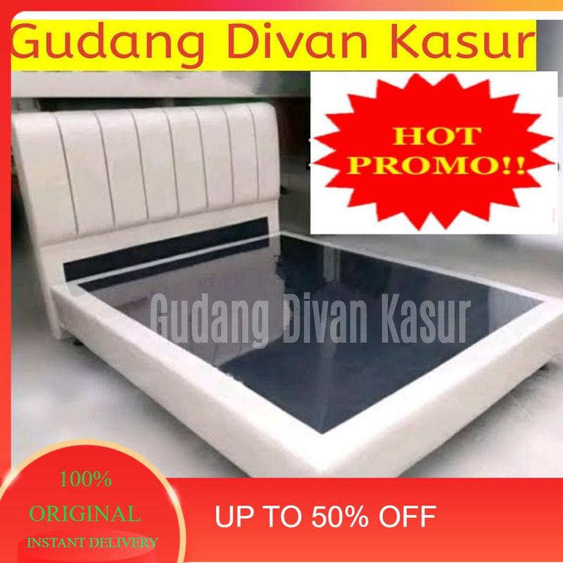 Divan Ranjang Kasur Sandaran Type Salur kain oscar - Shop | Tokopedia