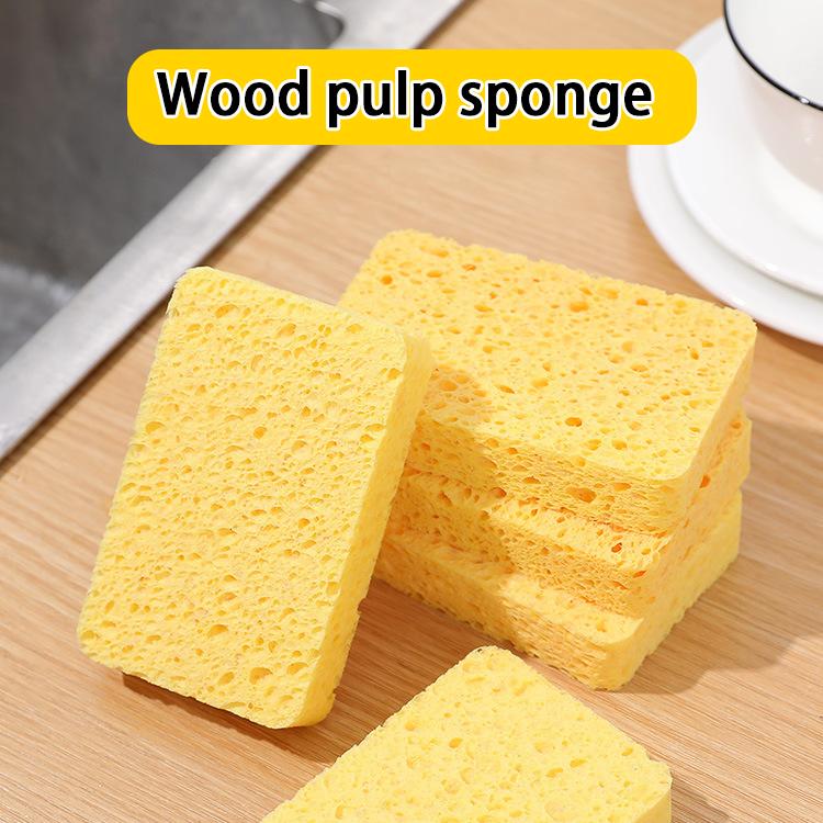 Berus Basuh Pinggan Span Pulpa Kayu, Pembersihan Dapur Isi Rumah ...
