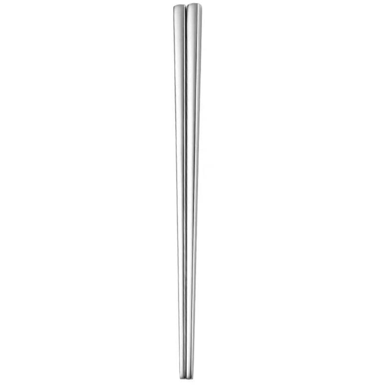 1 Pasang Keluli Penyepit / 1 Pair Stainless Steel Chopsticks Reusable ...