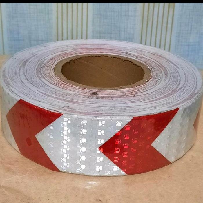 Jual Sticker Reflektor ARROW Sign 2 inch × 45 meter Pemantul Cahaya ...