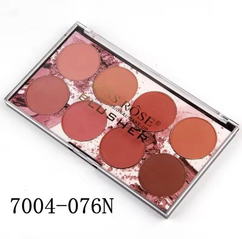 BLUSHER MISS ROSE 8-Color Blusher Palette Blush Face Pigment - TikTok ...