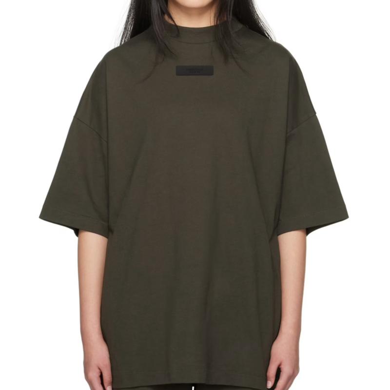 FW23 FOG Essentials Black Patch Tee INK - TikTok Shop Singapore