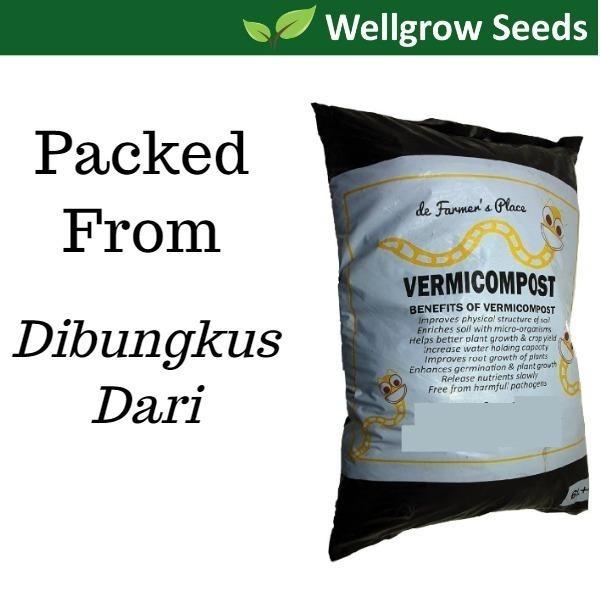 6L DF Vermicompost (≈5kg) Baja Organik Cacing Vermicast For Organic ...