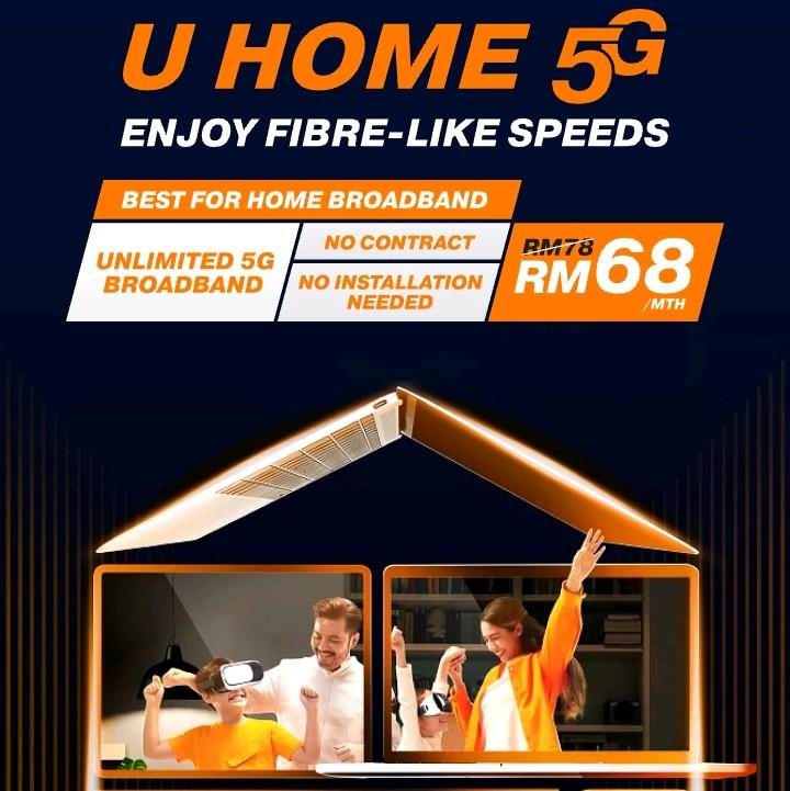 SIMKAD UHOME 5G 1000FUP OPEN SPEED - TikTok Shop Malaysia